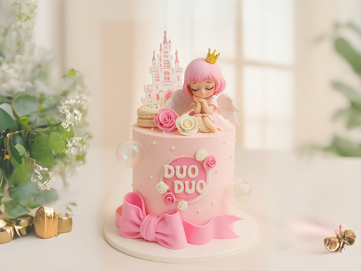 Sweet Duo Princess Angel Cake | Good Day Bakery SG